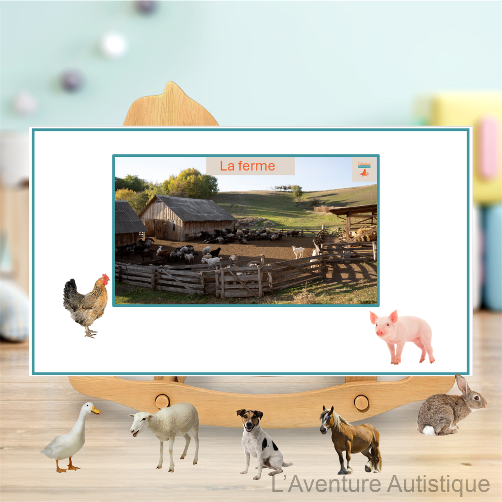 Outil pédagogique: Habitat animaux - L'Aventure Autistique